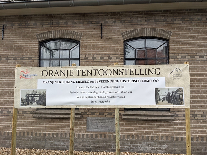 Succesvolle Oranjetentoonstelling afgesloten - Ermelosezaken.nl